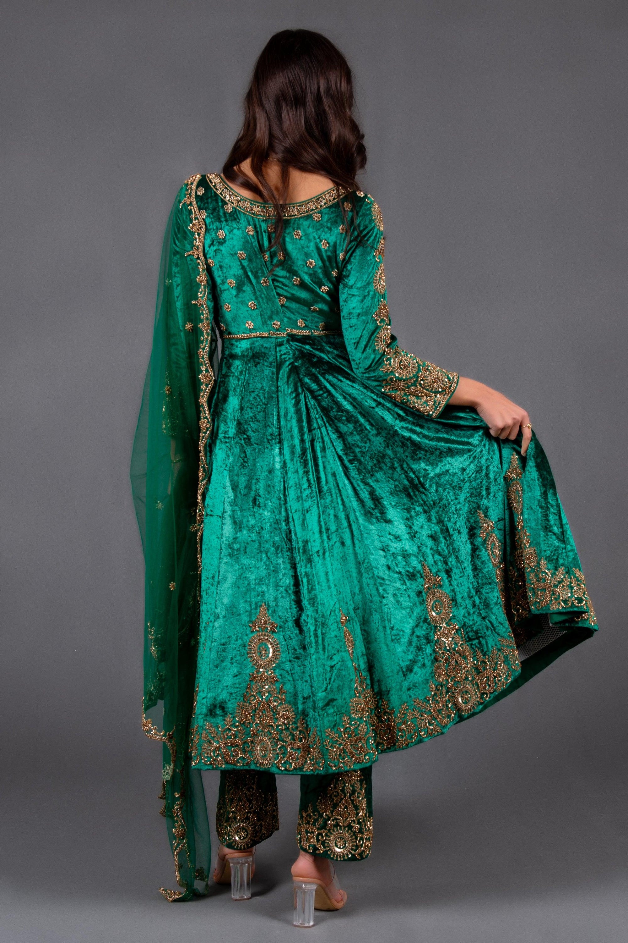 Buy Haiza | Party wear gown by Gulnaaz Khan Fashions